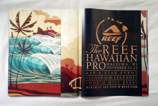 2011 Reef Hawaiian Pro Ads Dropping – Abel Arts